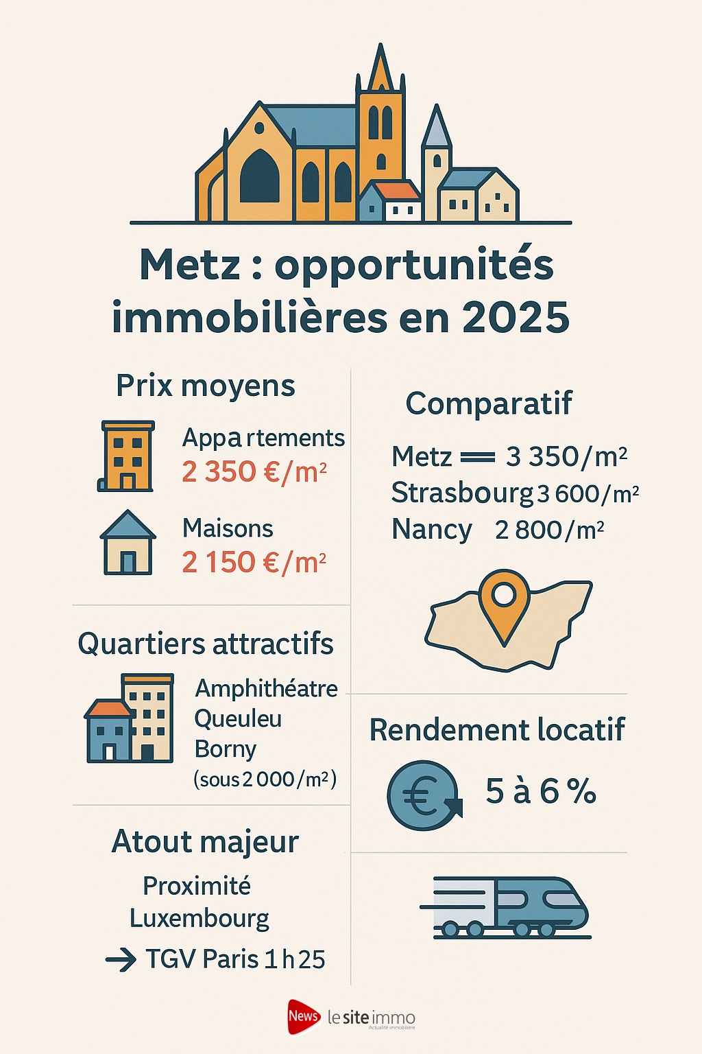 Immobilier Metz 2025 : les opportunités à saisir dès la rentrée